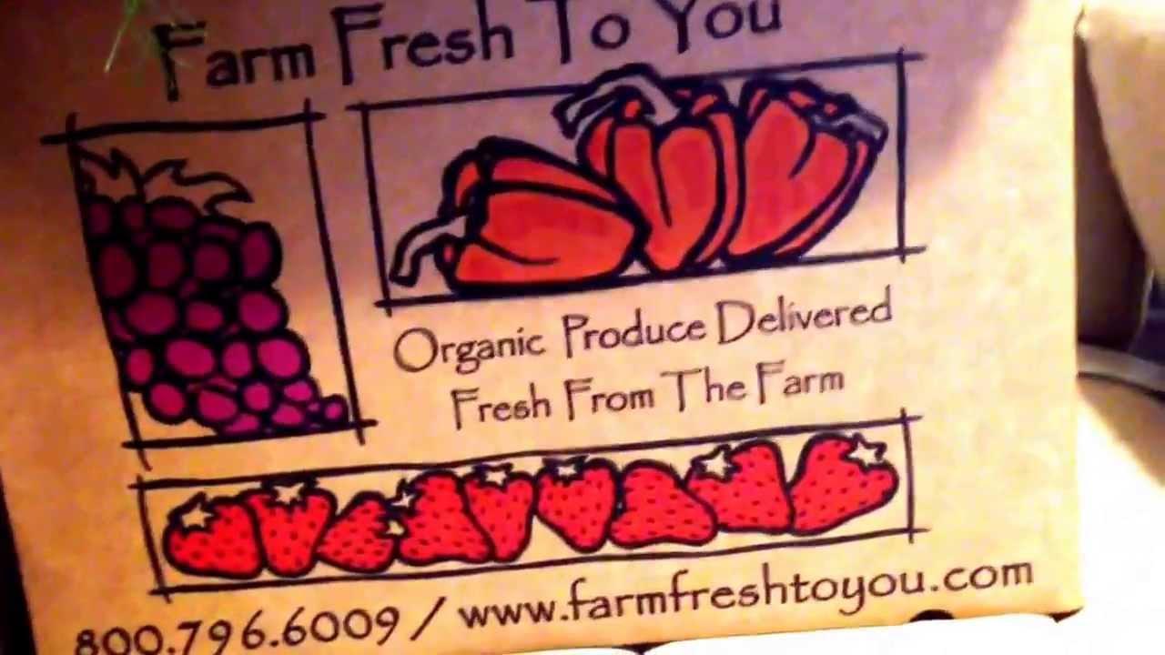 Produce home delivery review from FARM FRESH TO YOU