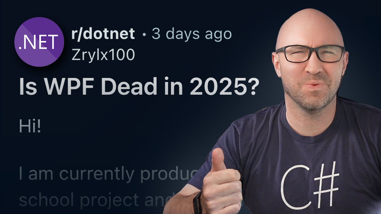 Is WPF dead? The state of .NET WPF in 2025