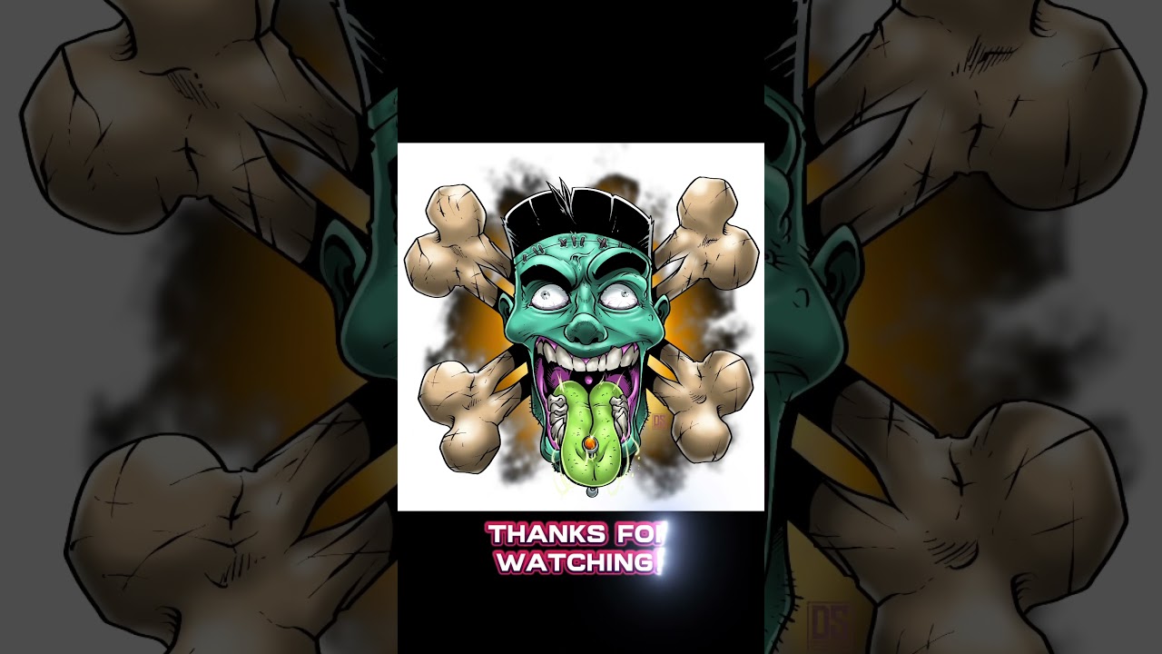 Timelapse sticker art. Halloween procreate tutorial done live. #tutorial #arttutorial #procreate