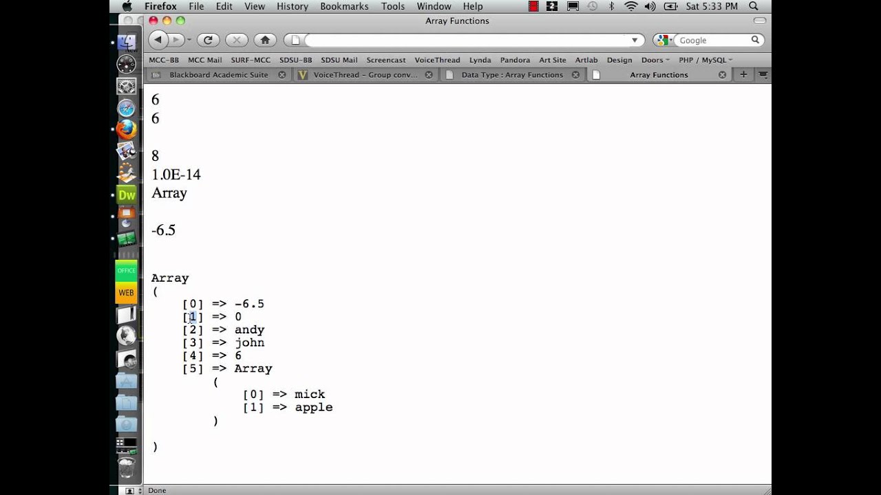 PHP 'sort' and 'asort' Functions