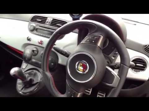 Www.dealerpx.com Fiat 500 Abarth, white/grey, manual, petrol