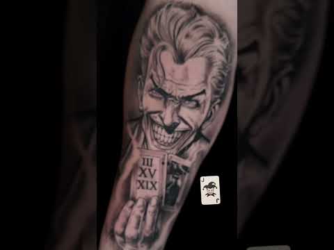 Joker tattoo 🃏 (new) #tattoo #trend #tattoideas #explore #viral #art #tattooartist #joker #comics