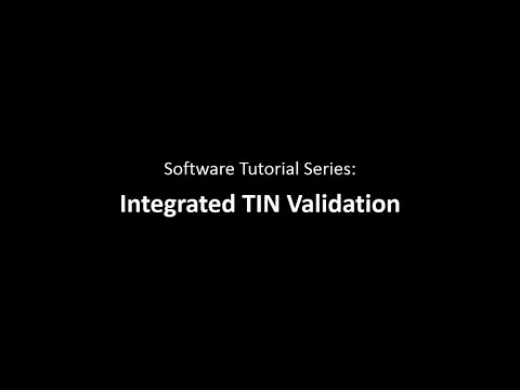 Integrated TIN Validation & TIN Matching with 1099 Pro Tax Software