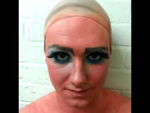 Theatrical Pantomime Dame Make up.....behind the scenes!