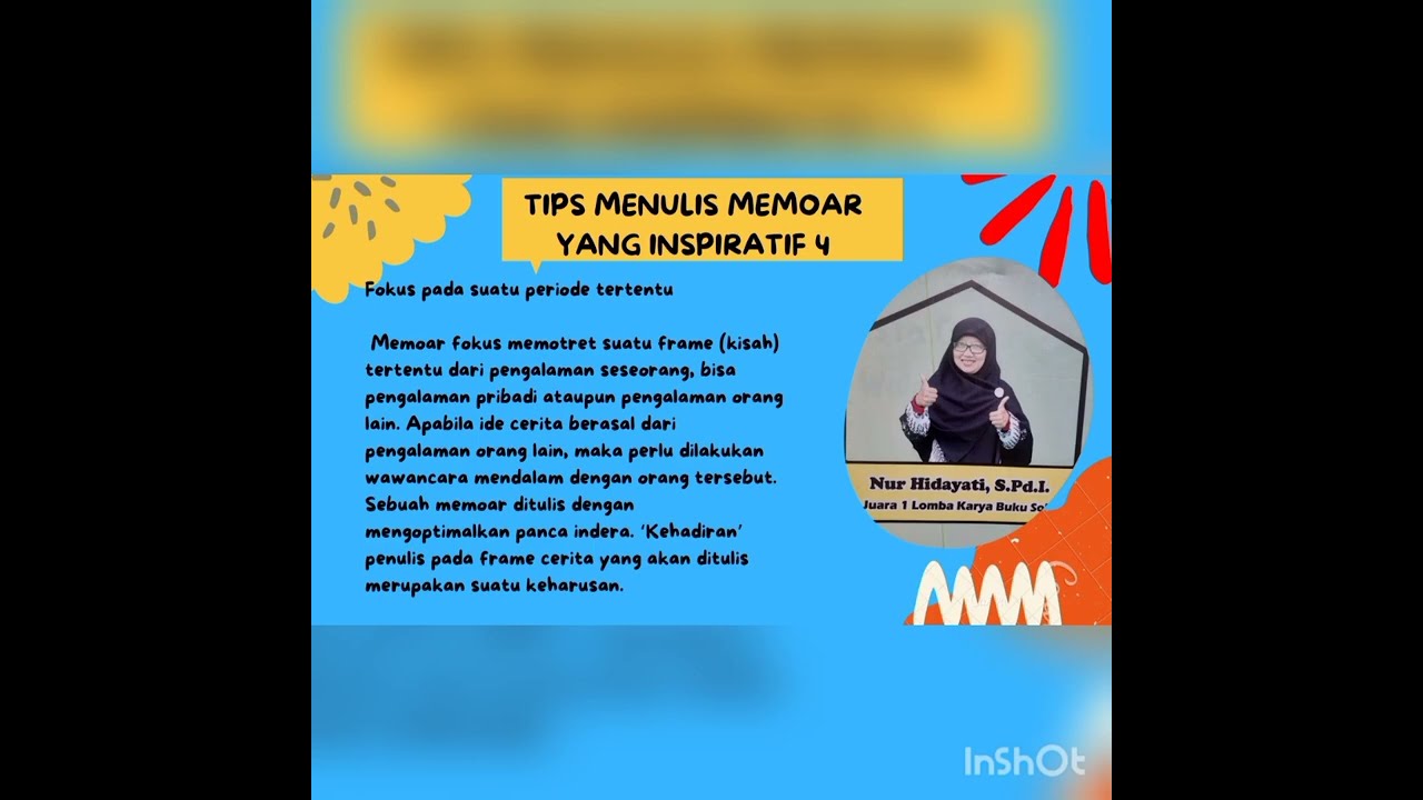 Apa itu  Memoar? manfaat menulis memoar serta tips cara menulis memoar.