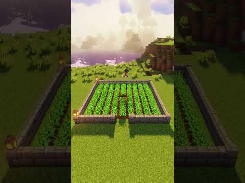 Minecraft Automatic Farm🧑🌾 #shorts