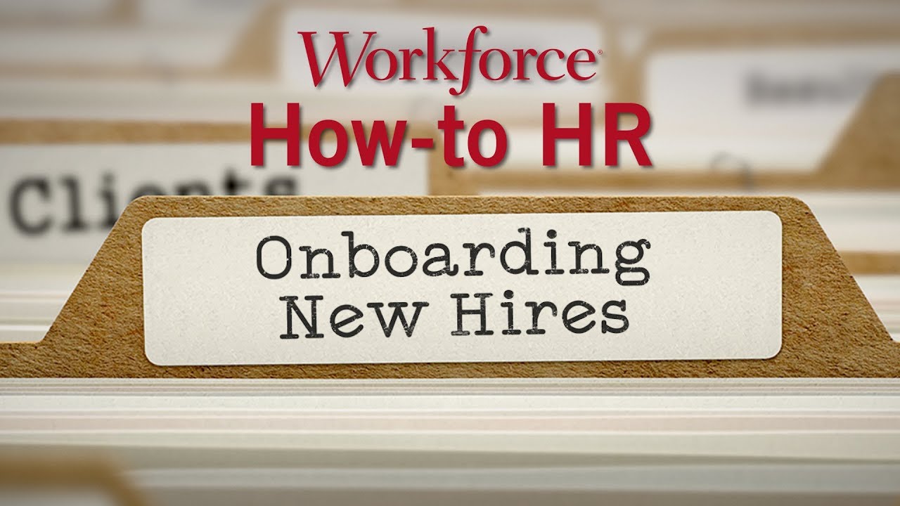 Onboarding New Hires