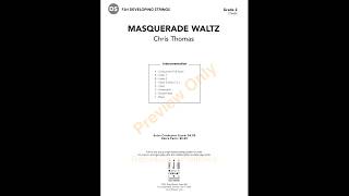Masquerade Waltz: String Orchestra Conductor Score & Parts: Chris ...