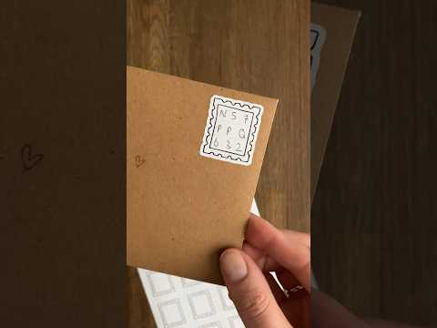 Een postzegelcode te saai? Gebruik deze nieuwe stickers! Te beschrijven en in te kleuren 💌