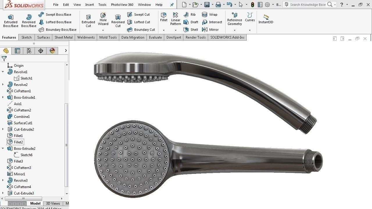 Advanced Surface Tutorial - SolidWorks Tutorial