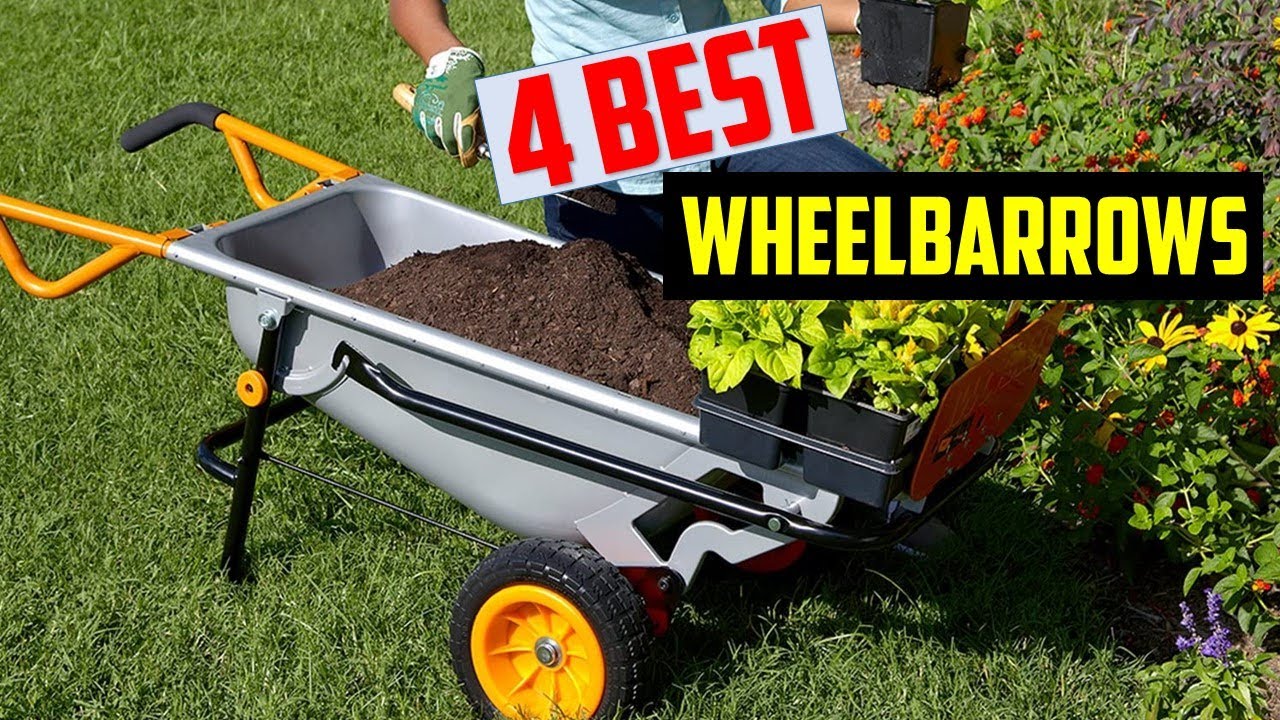 ✅ Top 4 Best Wheelbarrows in 2024 | Best Wheelbarrows in 2024
