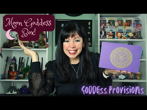 GODDESS PROVISIONS | Moon Goddess Box | A Witchy Unboxing 🌙💜
