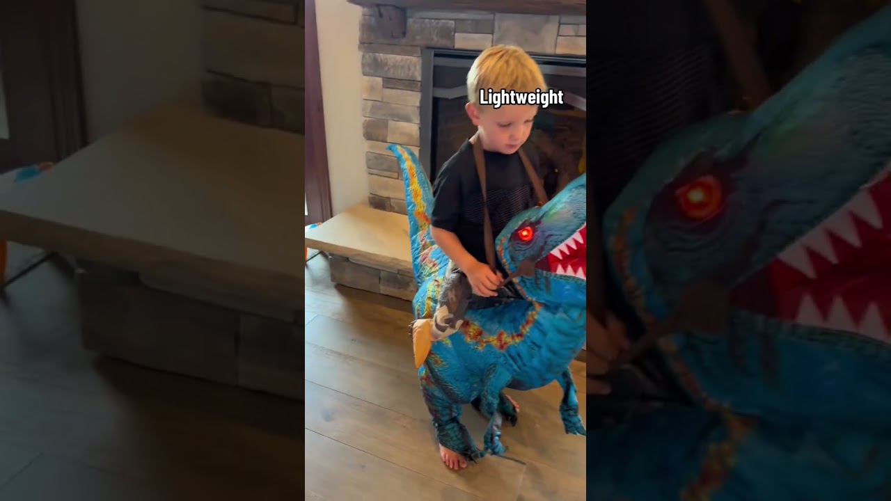 This hilarious inflatable dinosaur costume is every kid’s dream come true 🦖✨
