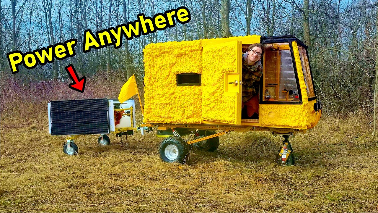 Building a Solar Generator for the Homemade Camper - Build + Overnight Adventure