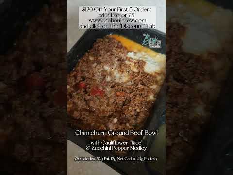$120 Off Your First Five Deliveries from Factor 75 - Pre-Cooked Keto Meal Delivery