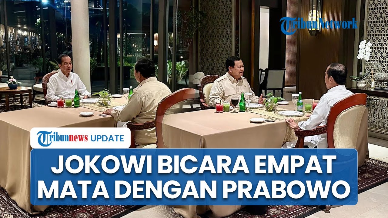 H-12 Lengser, Jokowi Makan Malam Bersama Prabowo selama 2 Jam, Istana: Bahas Transisi ...