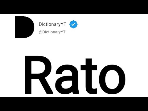 Rato Meaning in English