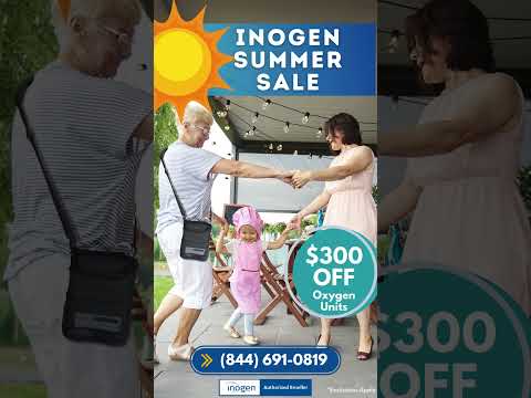 Inogen Summer Sale—$300 Off Portable Oxygen Concentrators