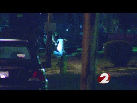 Overnight stand off ends in arrest