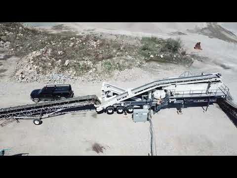 Powerscreen Premiertrak 400 Telestack TC424x Cedarapids CRC1150S and CRS620H