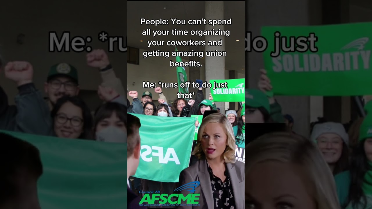 Unionizing the workplace? Yes please! #afscme #unionstrong