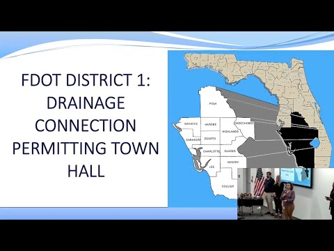 FDOT District One's Drainage Connection Permitting Town Hall