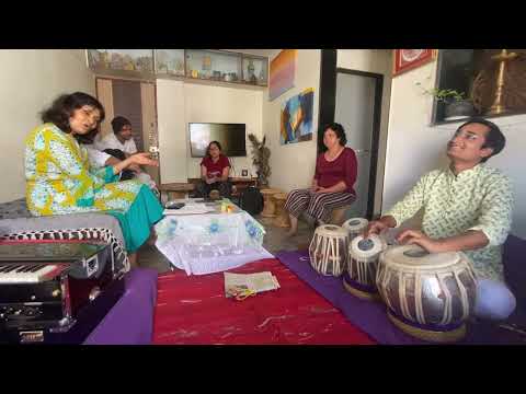 Shiva Rajoria Ji & Jyotsna Rajoria Ji Mumbai. Tabla - Aditya Pande