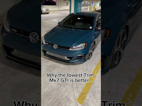 Why the lowest trim Mk7 is the best… #vw #gti #fyp #carcommunity #carlovers #vwgti #golf #carculture