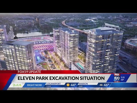 Excavation project into future Eleven Park