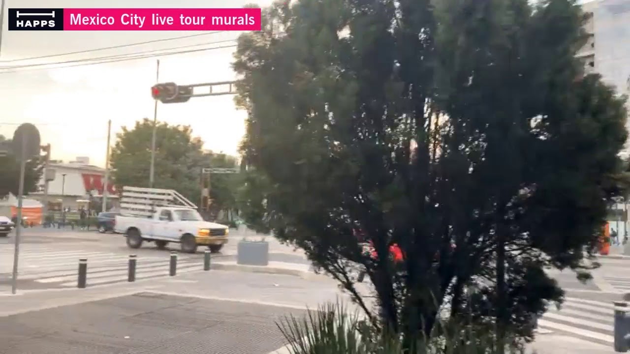 Mexico City live tour murals