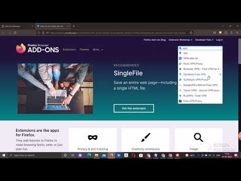 How to install and use ZenMate Free VPN–Best VPN firefox extension for firefox browser