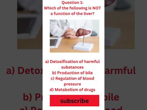 liver function #biology #humanhealthanddiseaseclass12 #medicaldoctor #quiz
