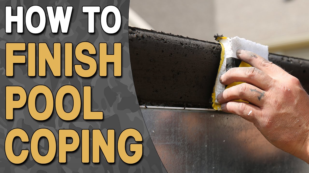 Make A Finishing Tool For Concrete Coping