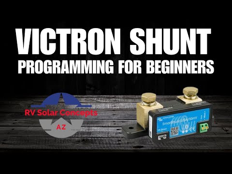 Victron Smart Shunt: Wiring, Initial Set-up, and App Settings!