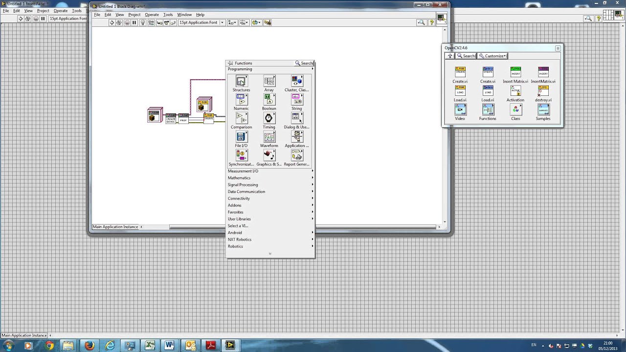 OpenCV 2.4.6 Wrapper for LabVIEW