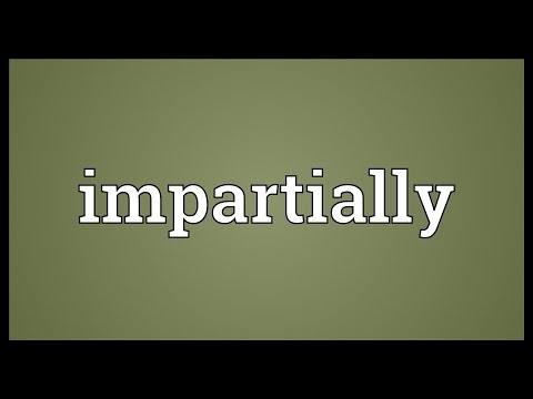 Impartially Meaning
