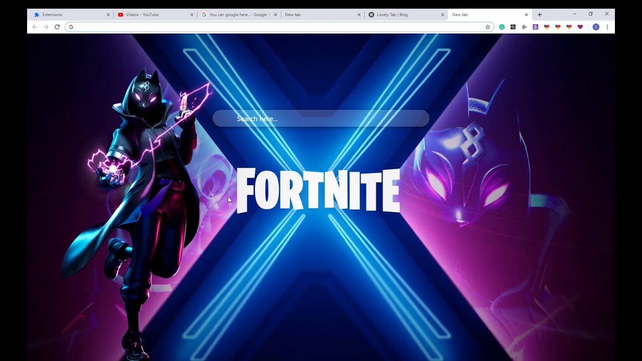 Catalyst Fortnite Skin Upgrade + HD Wallpaper Collection Chrome Theme