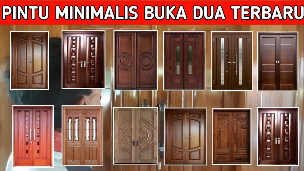 45 MODEL PINTU MINIMALIS BUKA DUA TERBARU