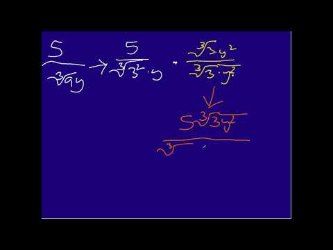 Rationalizing the Denominator VIDEO | educational research techniques