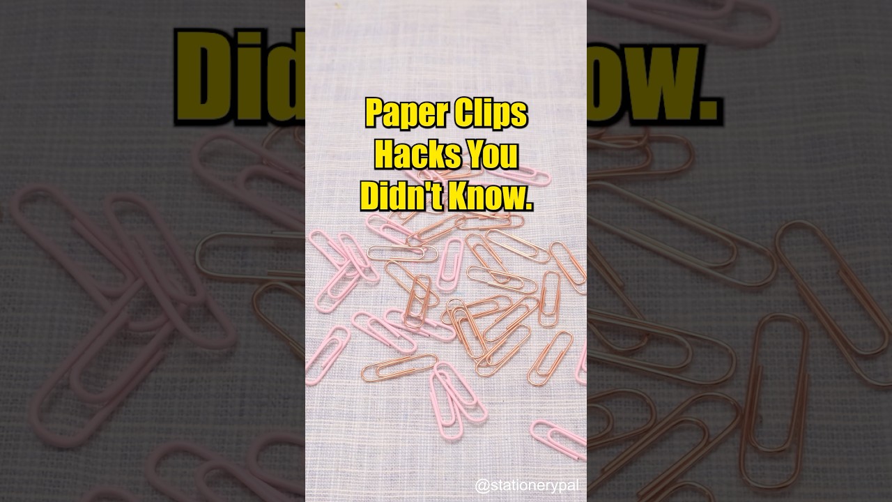 Paper Clips Hacks That You Didn't Know🥰.#shorts