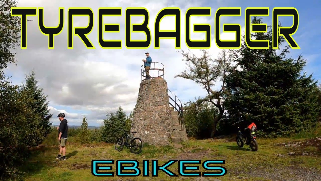 Tyrebagger , Kirkhill Forest - E BIKES, I fell off !!!