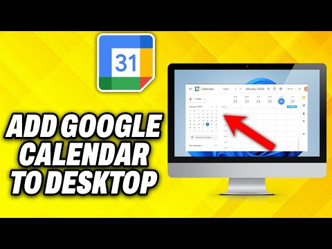 How To Add Google Calendar to Desktop in Windows 11 (2025)
