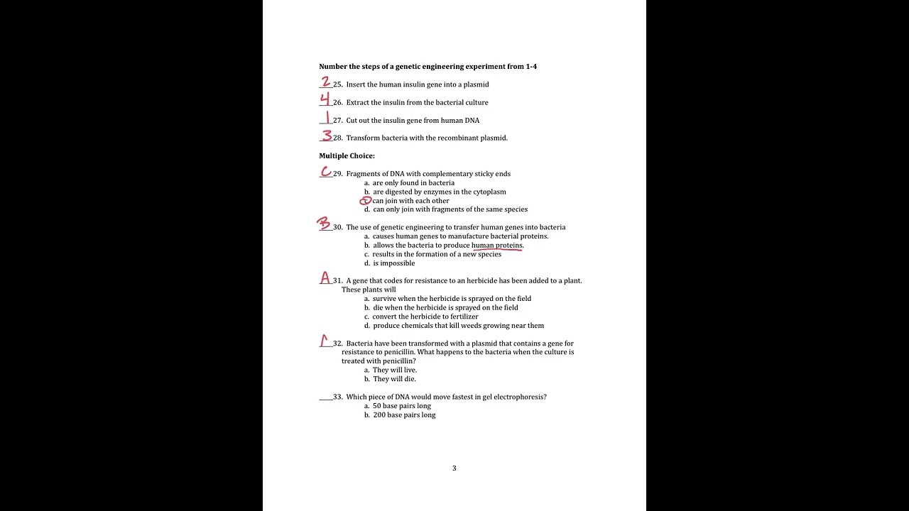 Unit 9 Study Guide KEY
