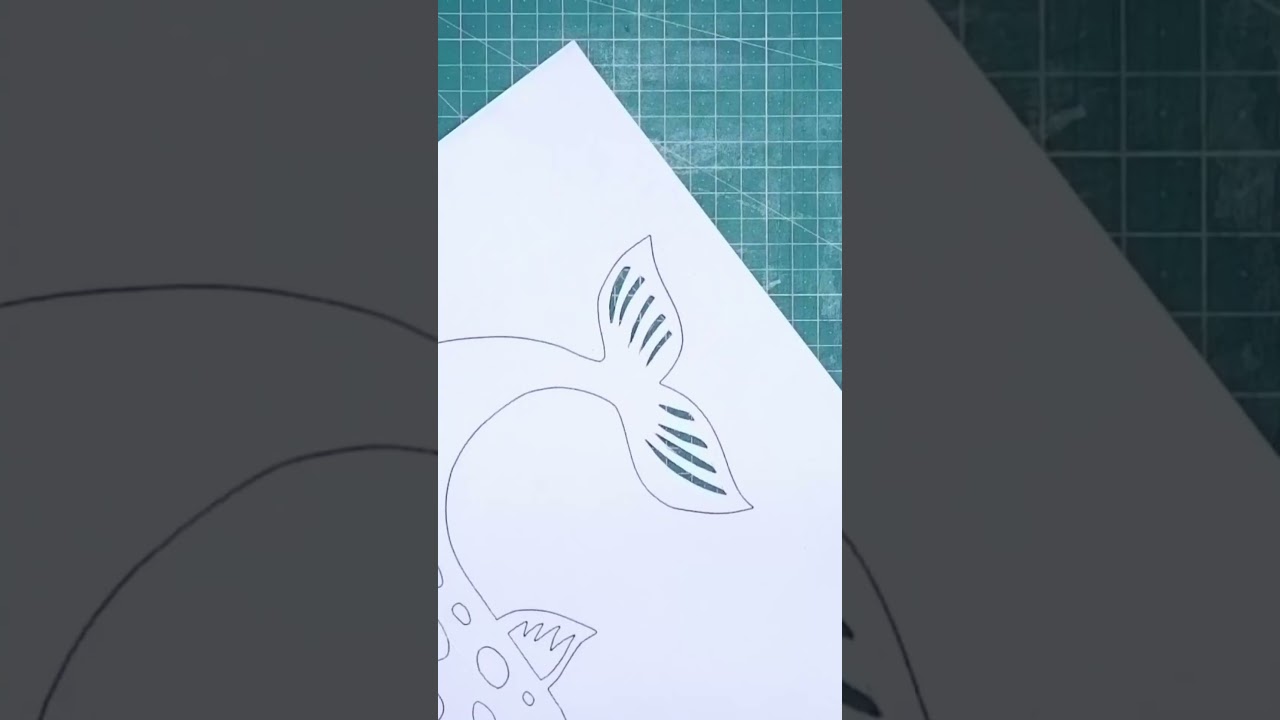 DIY Paper Stencil Art Tutorial:  Whale Design