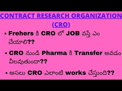 CRO( CONTRACT RESEARCH ORGANIZATION) | INTRO | Explained by PHARMA TIMES