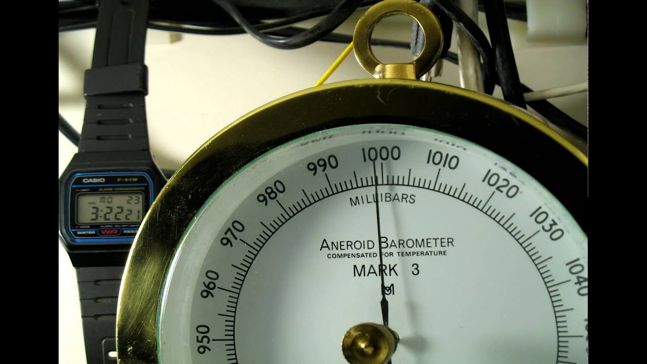 Barometer timelapse