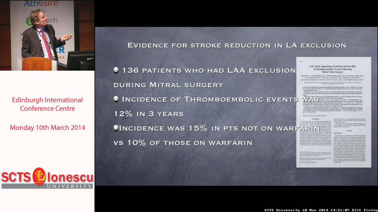 LA appendage closure evidence