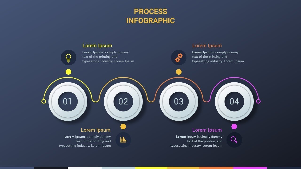 How To Design A Creative Business Process Infographic On Powerpoint | Powerpoint Show