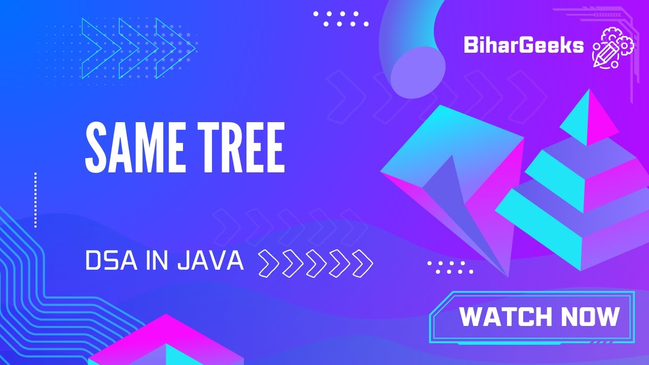 Check if Two Binary Trees are Identical in Java | Coding Interview Question