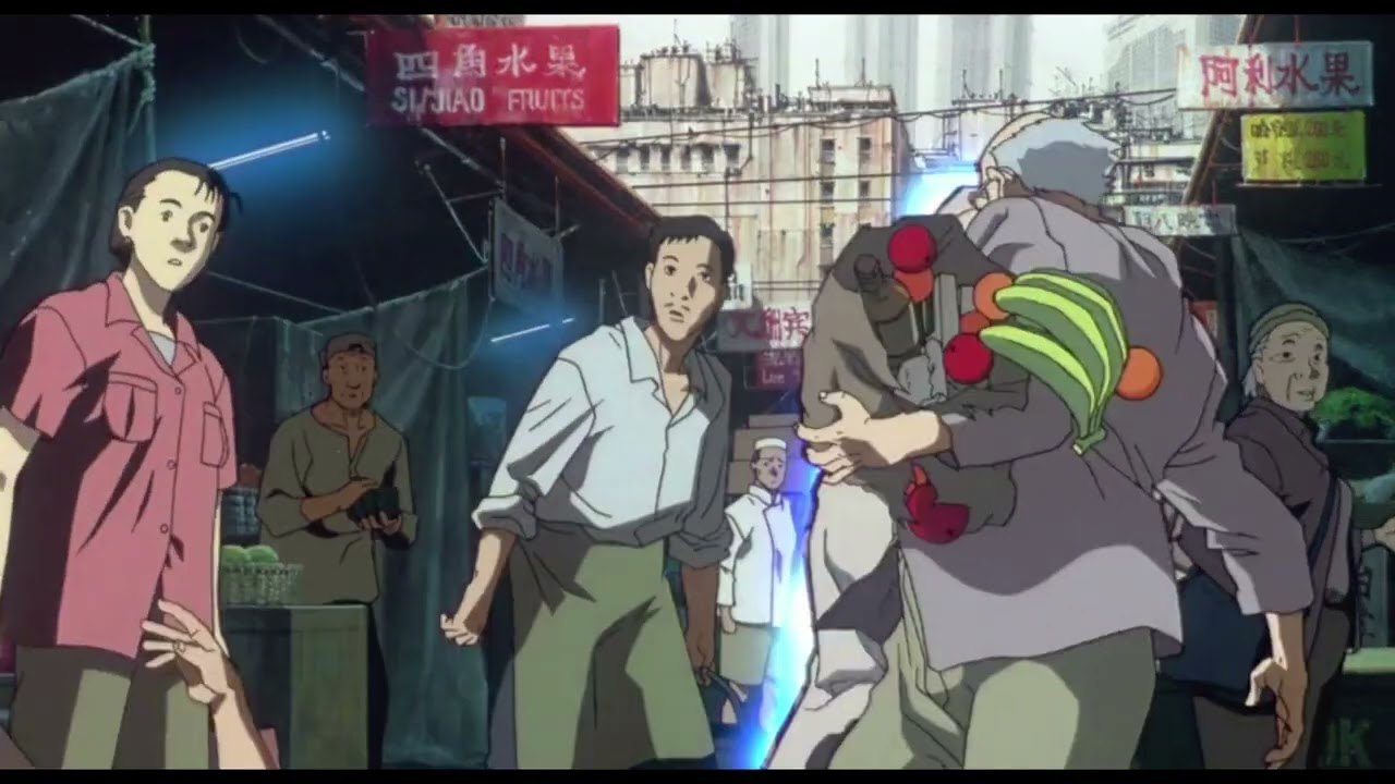 Ghost in the Shell - Market scene